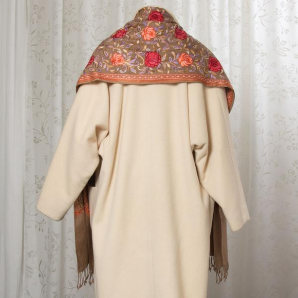 Accessories | Regency Embroidered Cashmere Shawl Scarf | Poshmark